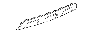 2015-2016 Chevrolet Trax Rear Bumper Fascia Lower Skid Plate 25980562 ...