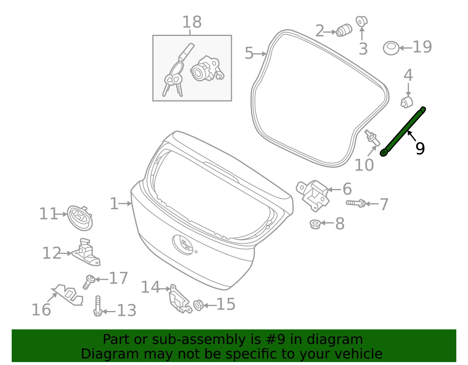 81780-0U200 - High-Quality Liftgate Lift Support for 2012-2017 Hyundai ...