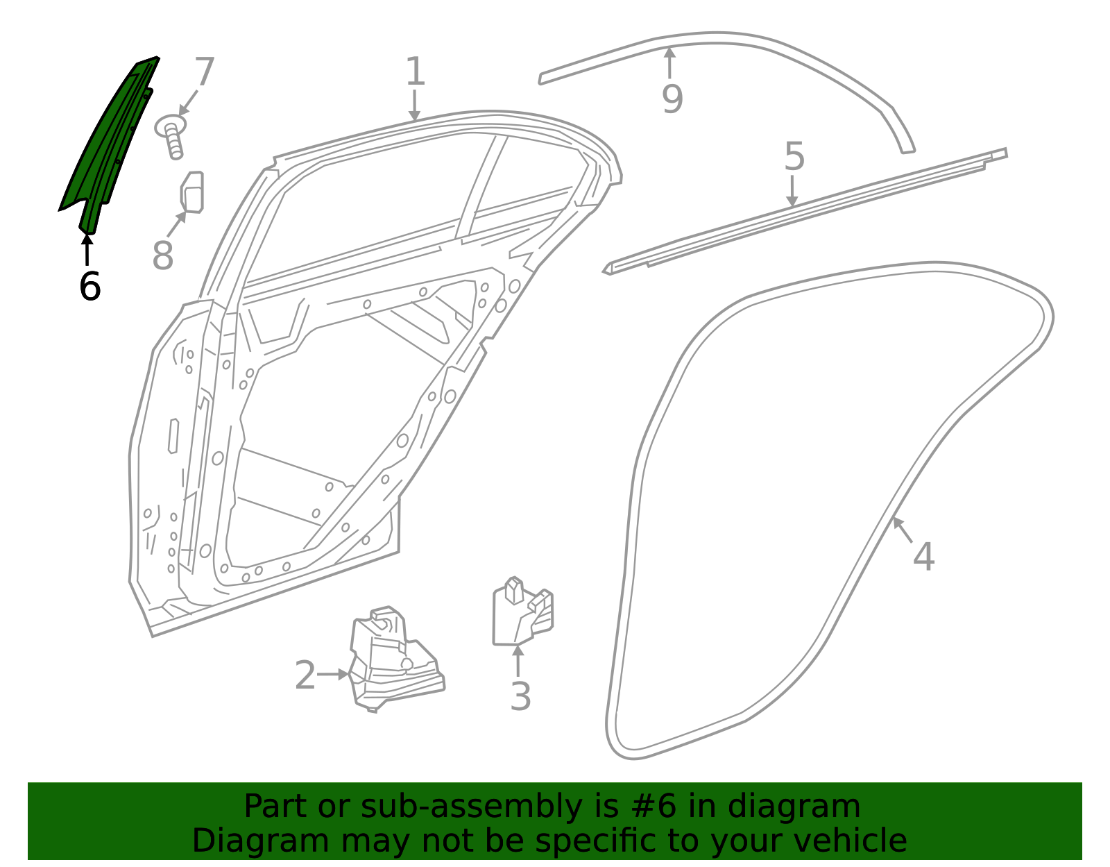 Door Applique - Exterior Accent Trim OEM | AutoNation Parts
