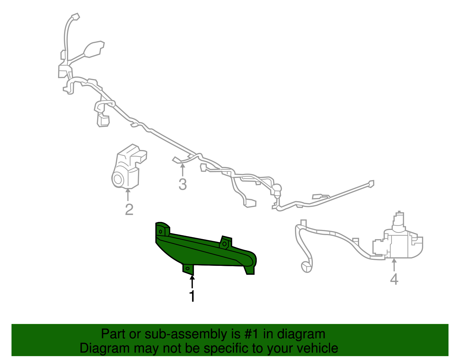 Hyundai - 92405-2W200 - Reflector - 2013-2016 Hyundai Santa Fe Sport ...
