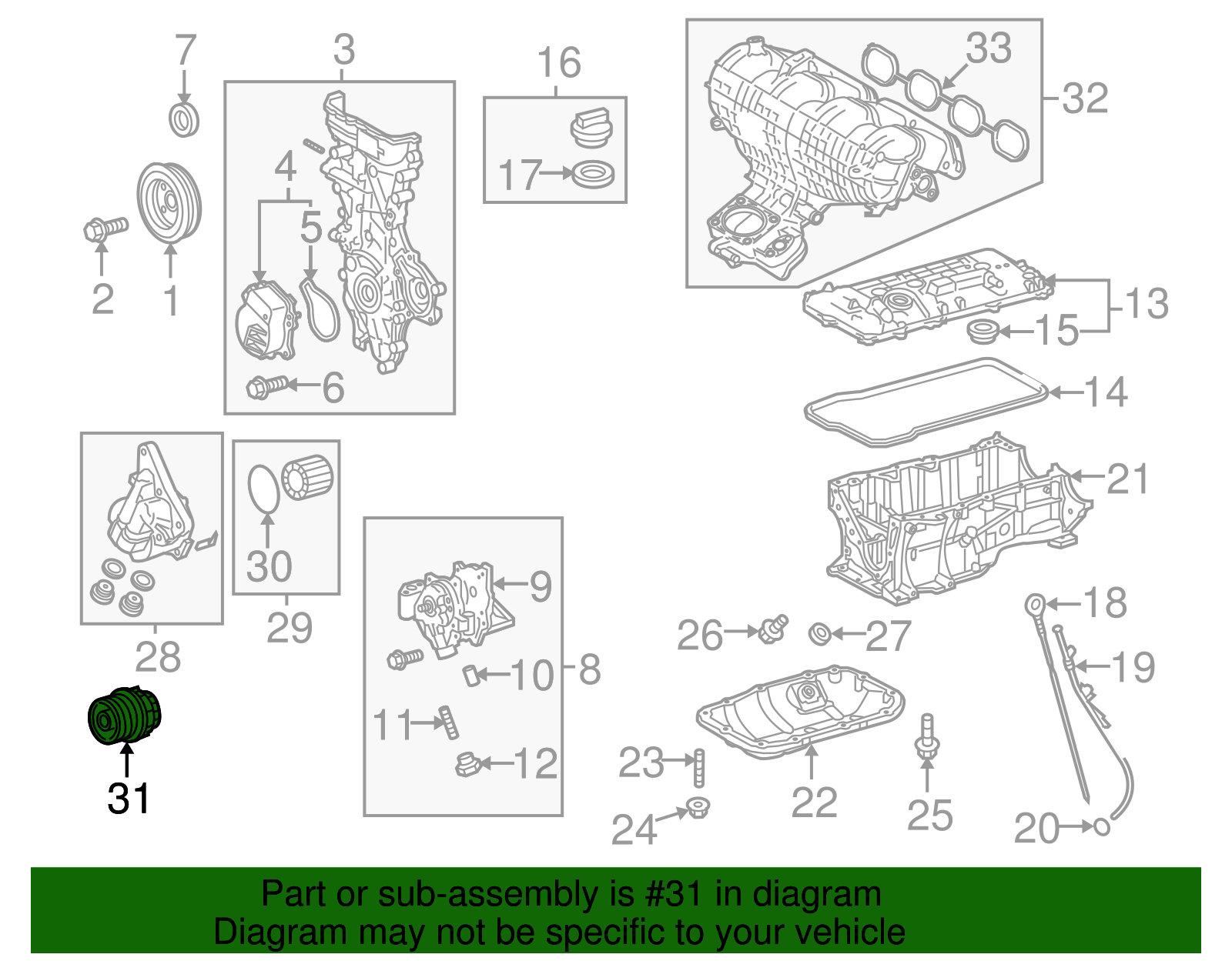 Genuine Toyota Engine Oil Filter Housing part# 15620-0T010 for 2008 ...