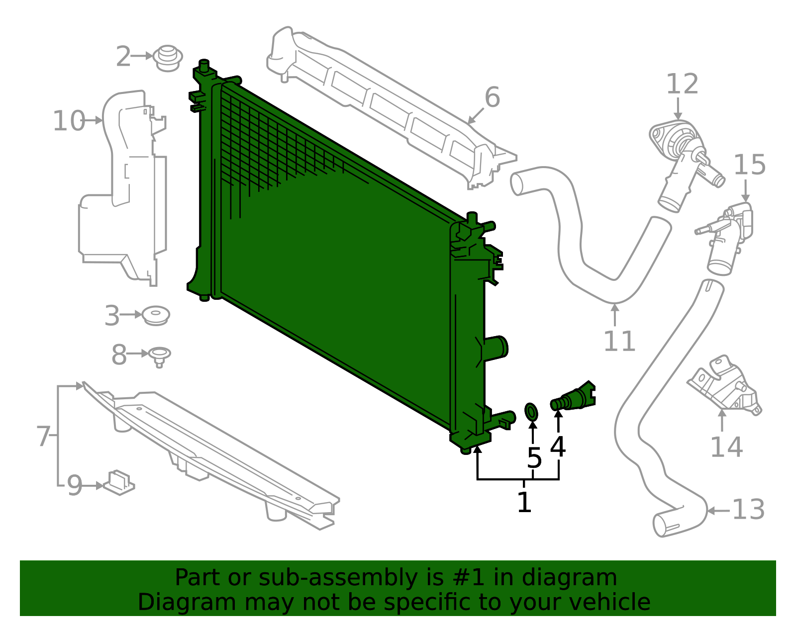 16400-0T600 - Radiator Assembly 2023-2025 Toyota Corolla Cross | Toyota ...