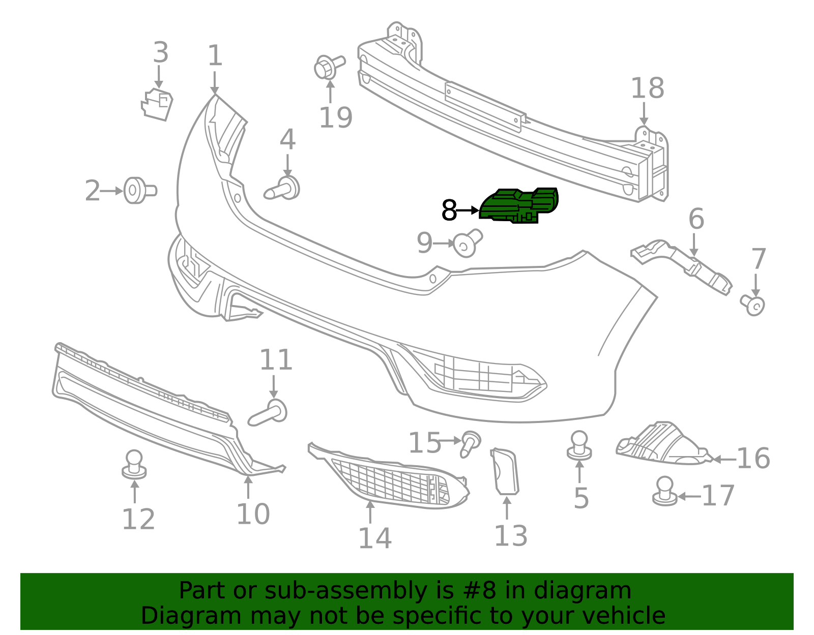71505-TBG-A00 - Upper Bracket 2016-2020 Honda Civic | Honda Parts HQ