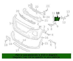 2019-2020 Hyundai Santa Fe Air Duct 86541-S2000 | OEM Parts Online