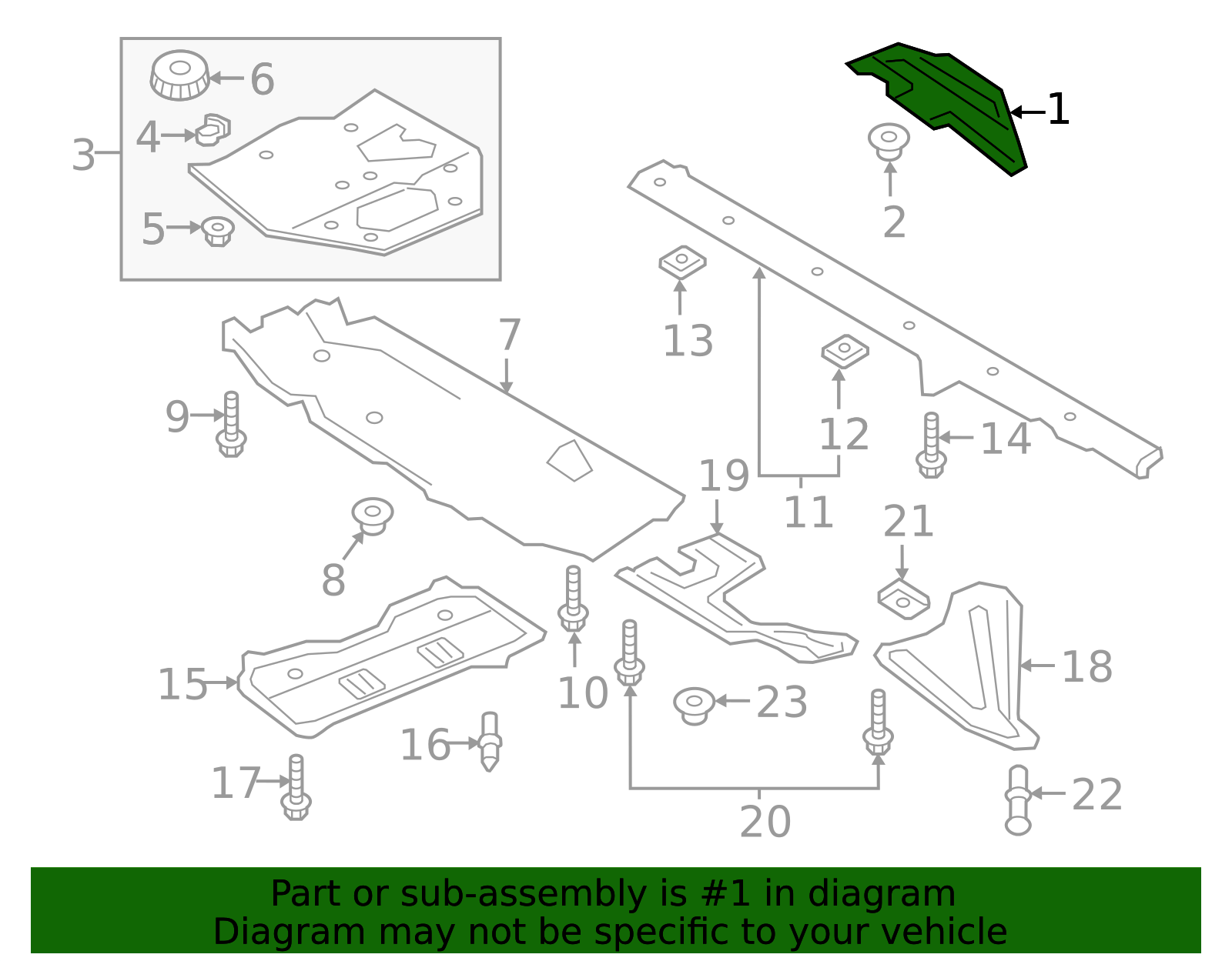 4M0-825-285-P - High-Quality Floor Pan Splash Shield for 2022-2025 Audi ...