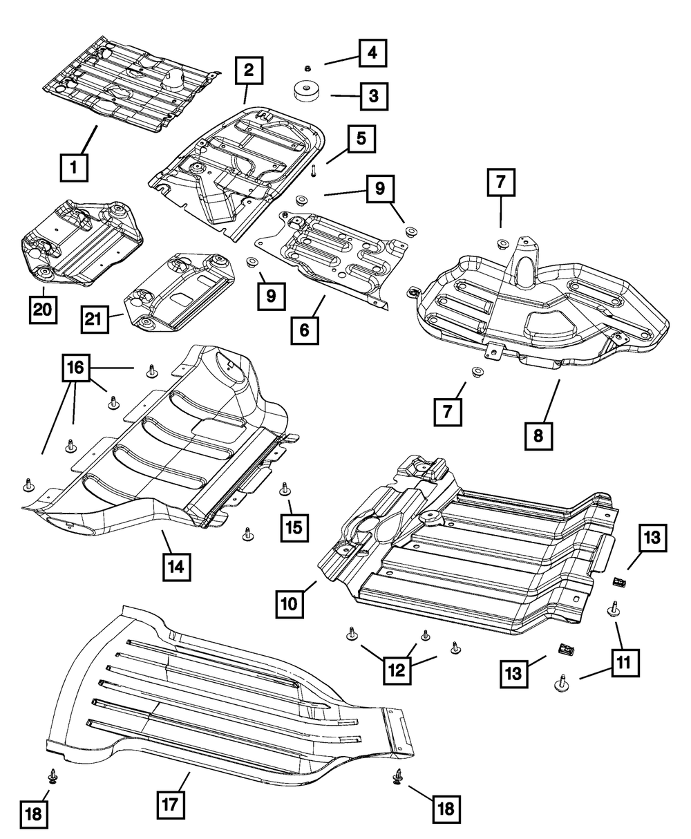 68089029AD - Front Belly Pan 2012-2016 Jeep Grand Cherokee | The ...