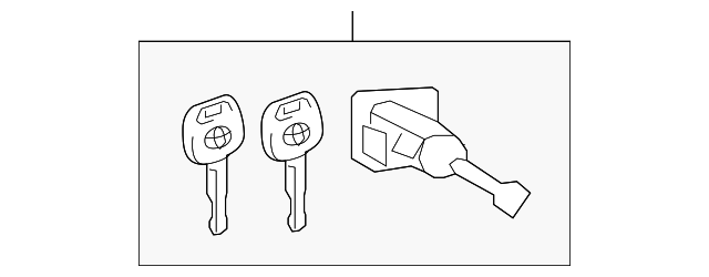 2012-2014 Toyota Camry Door Lock Cylinder 69052-06061 | Toyota Parts Center