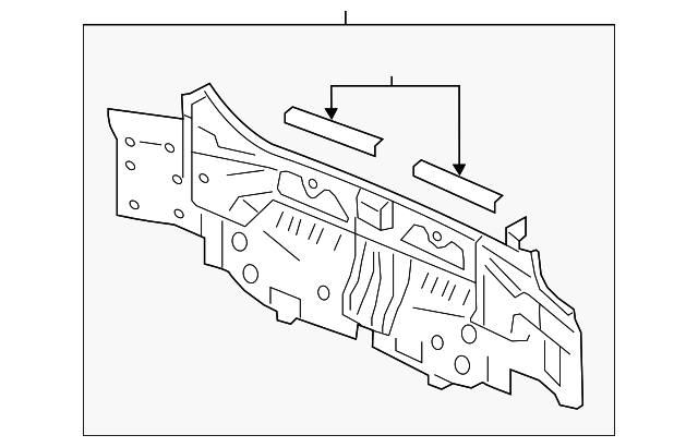 66100-T2F-A00ZZ - Rear Body Panel 2013-2017 Honda Accord | Honda Parts ...
