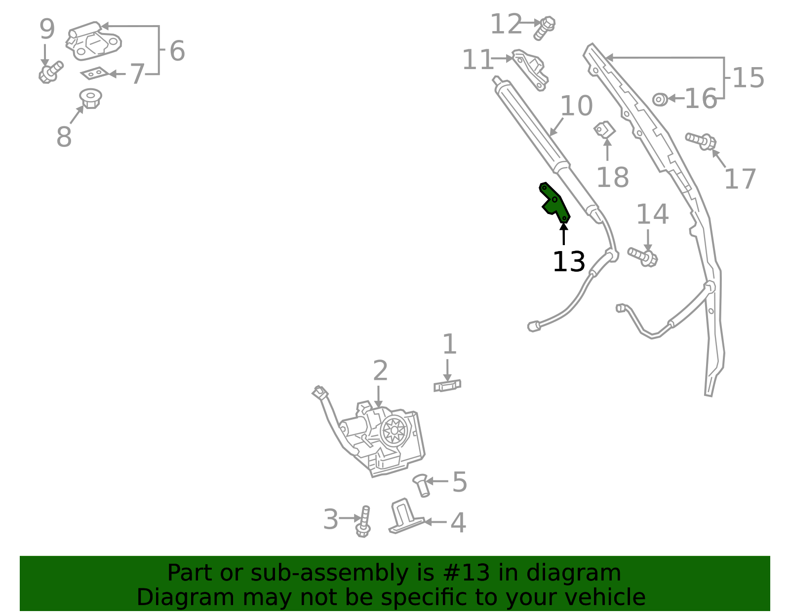 2019-2025 Toyota Lift Cylinder Lower Bracket 68948-0R050 | MotorMotor