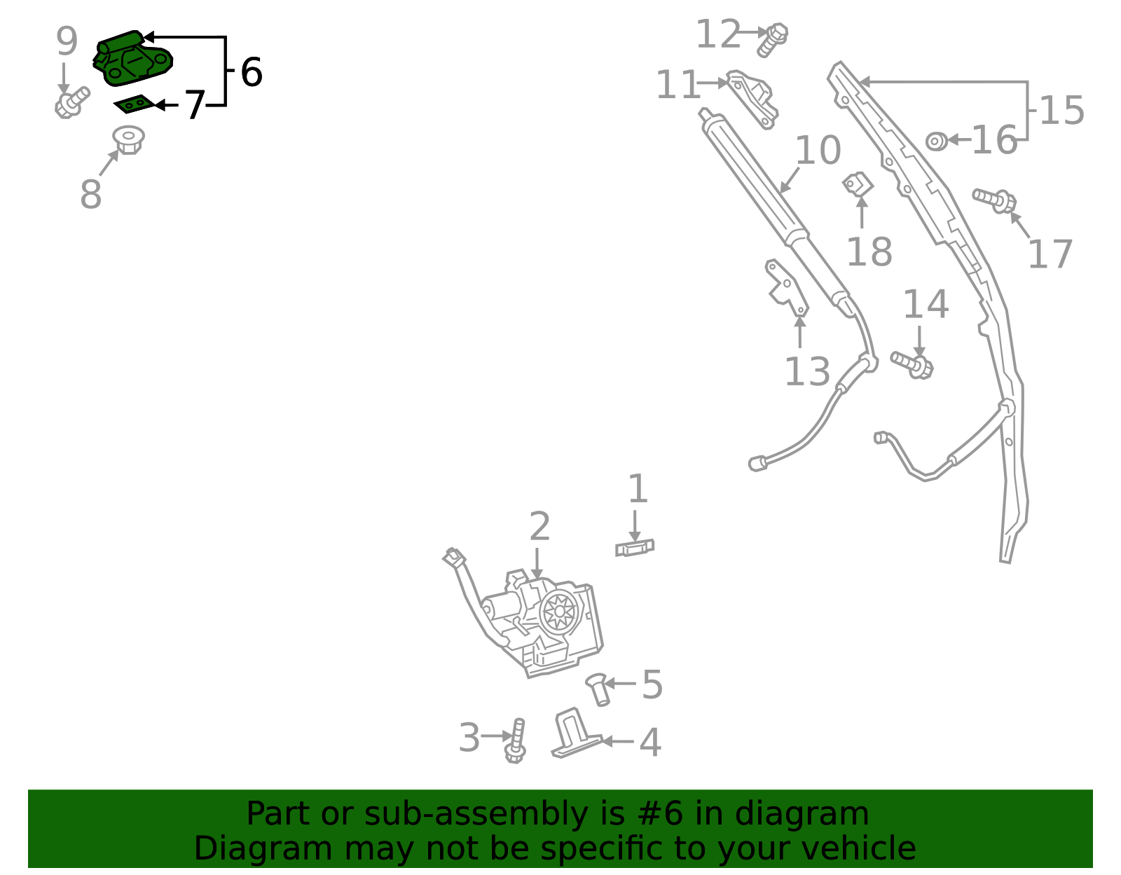 OEM Hinge Part # 68810-0R032 | Modern Toyota Parts
