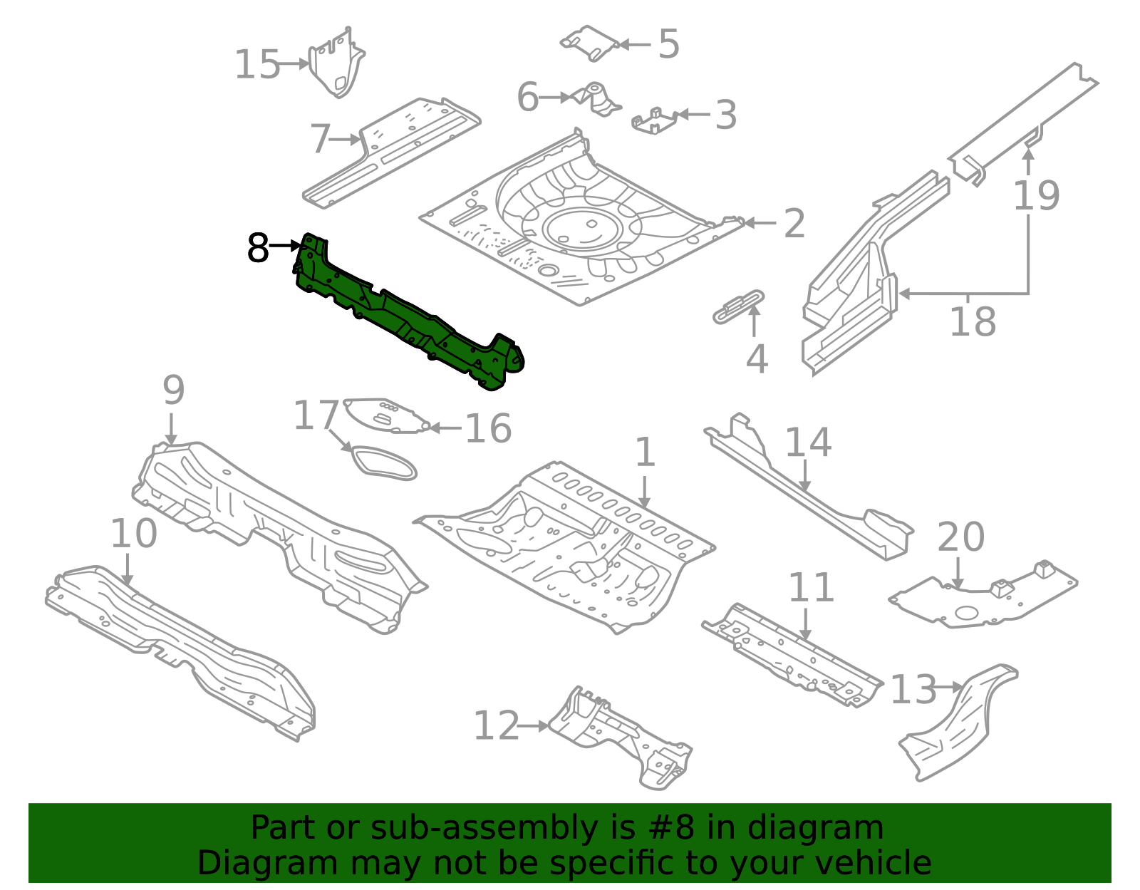 G4520-6LBMA - Seat Support - 2020-2025 Nissan Sentra | Nissan OEM Parts ...