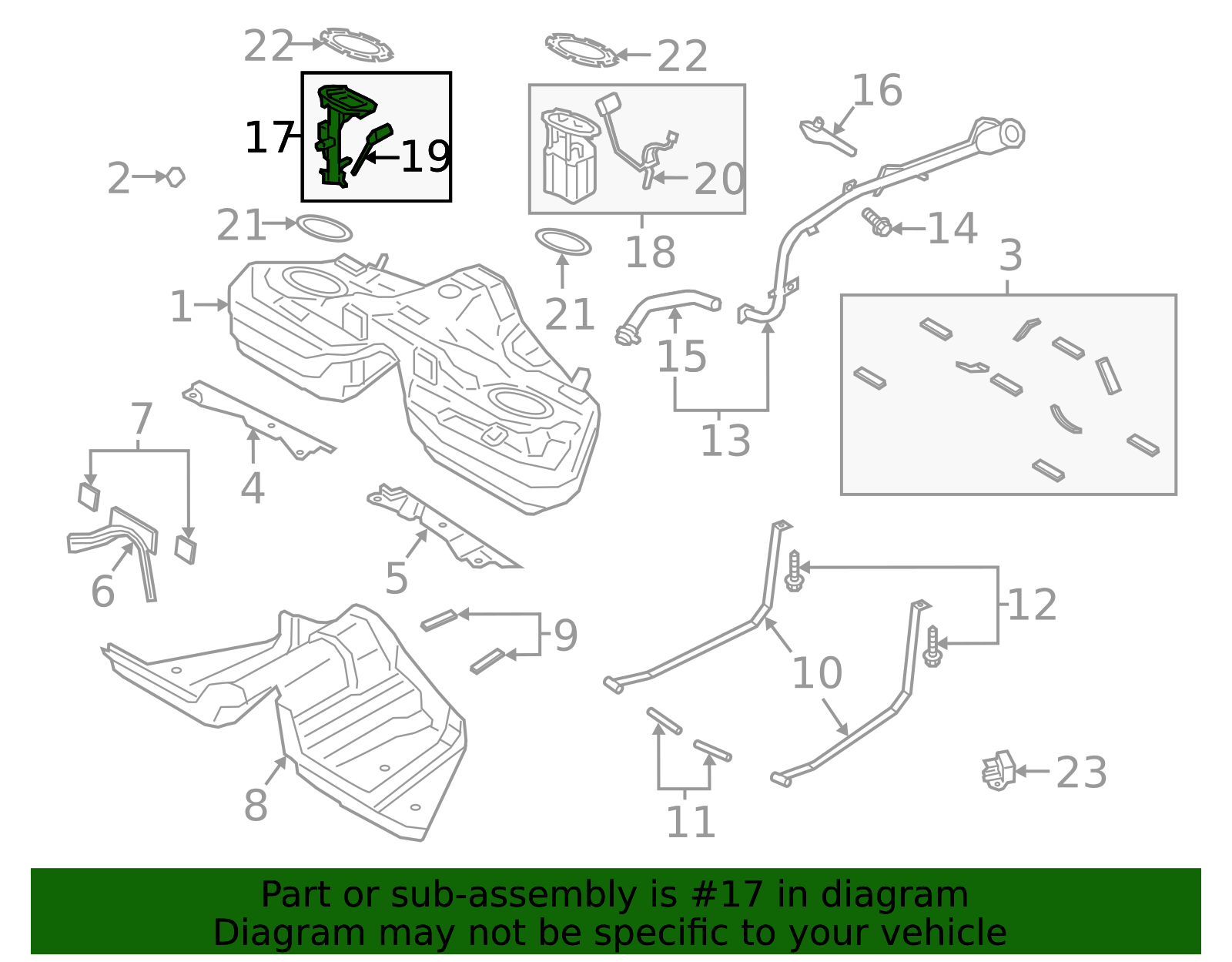 JR3Z-9275-B - Fuel Pump Assembly - 2018-2020 Ford Mustang | Sunrise ...