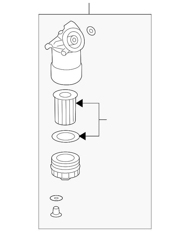 03H-115-403-J - Oil Filter Housing 2007-2010 Audi Q7 | Audi OEM Parts Guy