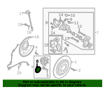 2015-2022 Hyundai ABS Wheel Speed Sensor 58980-C1100 | OEM Parts Online