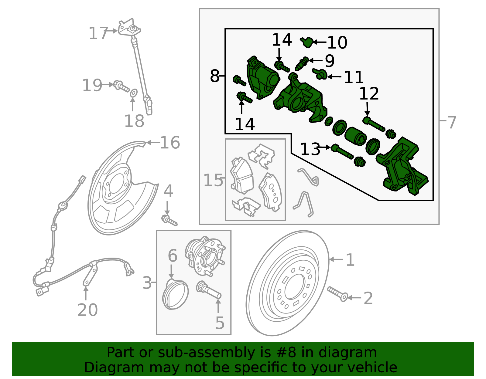 2019-2021 Hyundai Tucson Caliper 58310-D3A71 | MotorMotor