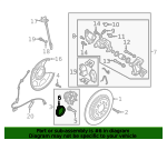 2015-2022 Hyundai ABS Wheel Speed Sensor 58980-C1100 | OEM Parts Online