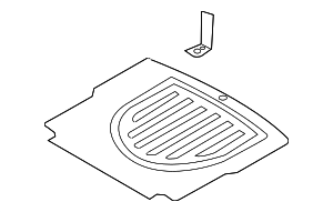 2019-2020 Hyundai Elantra Floor Cover 85710-F3500-MC | Hyundai Parts ...