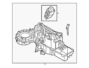 FL1Z-19850-D - Evaporator Assembly 2015-2017 Ford | Ford Parts Direct