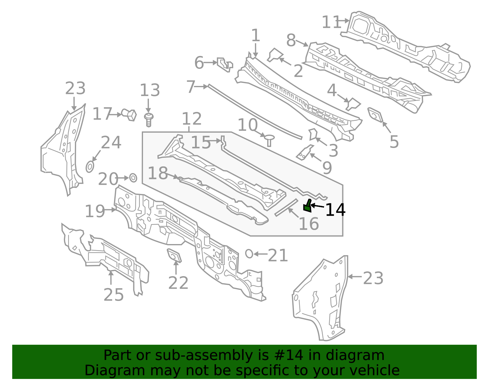 66836-ZR00A - Extension Panel Grommet Official Nissan Parts Store