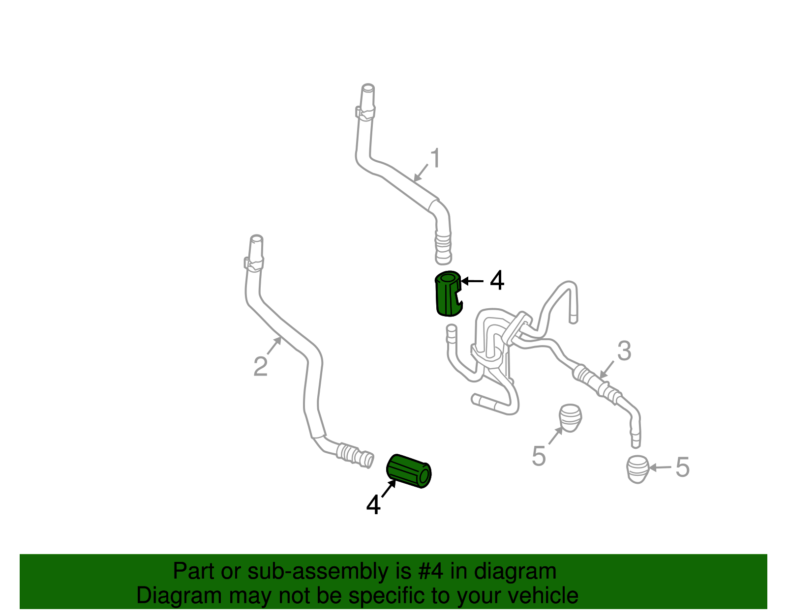 9L8Z-7Z465-A - Cooler Line Retainer Clip - 2009-2020 Ford | Eastgate ...