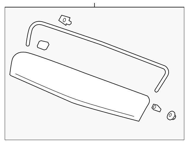 2010-2015 GMC Terrain Molding Assembly 19433469 GM | GMPartsDirect.com