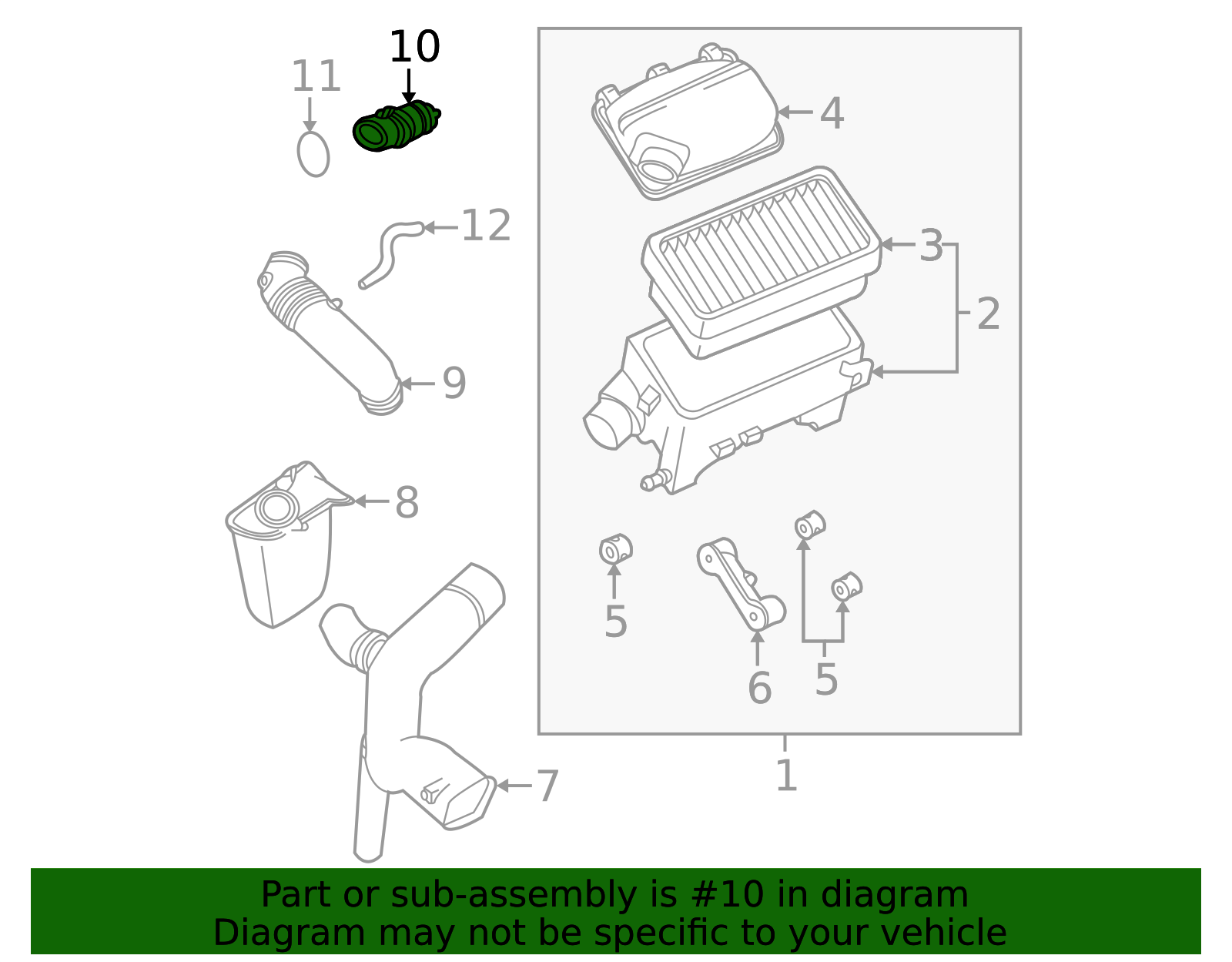 Air Cleaner Temperature Sensor 12160244 GM | GMPartsDirect.com