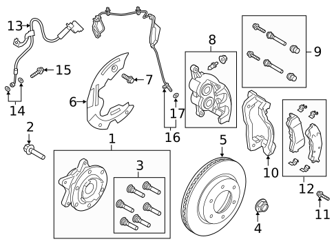 Anti-Lock Brakes for 2020 Ford Ranger | TascaParts.com