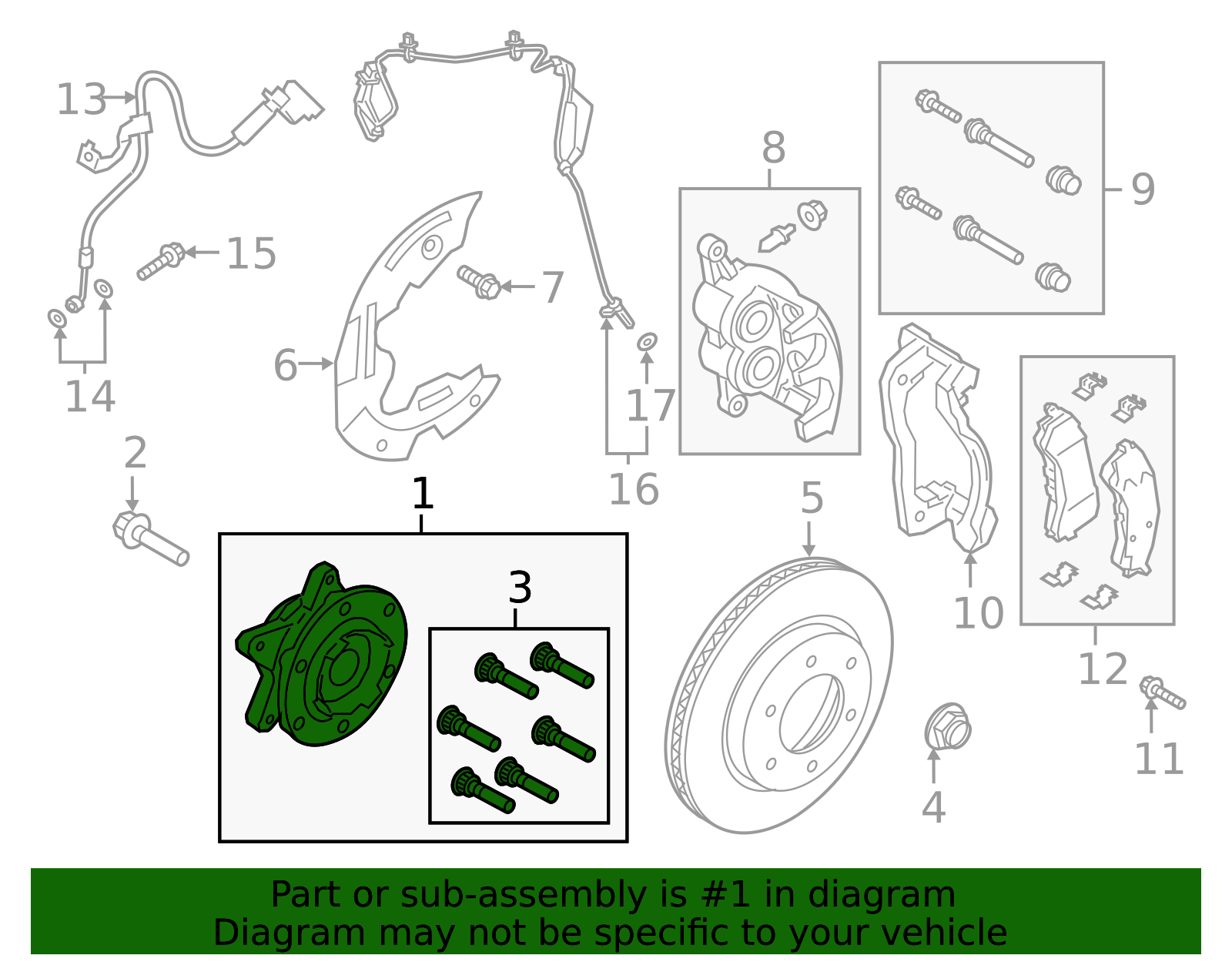 2019-2023 Ford Ranger Motorcraft™ Hub Assembly HUB-467 | Ford OEM Parts ...