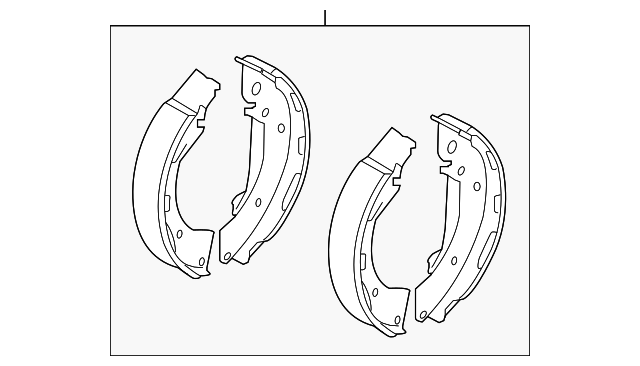 2018-2022 Hyundai Accent Brake Shoes 58350-H9A00 | OEM Parts Online