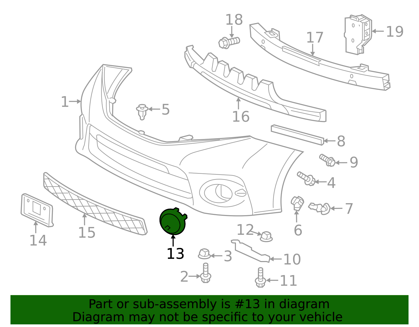 5271308020 - Toyota Bezel 2011-2017 Toyota Sienna | Performance Auto Parts
