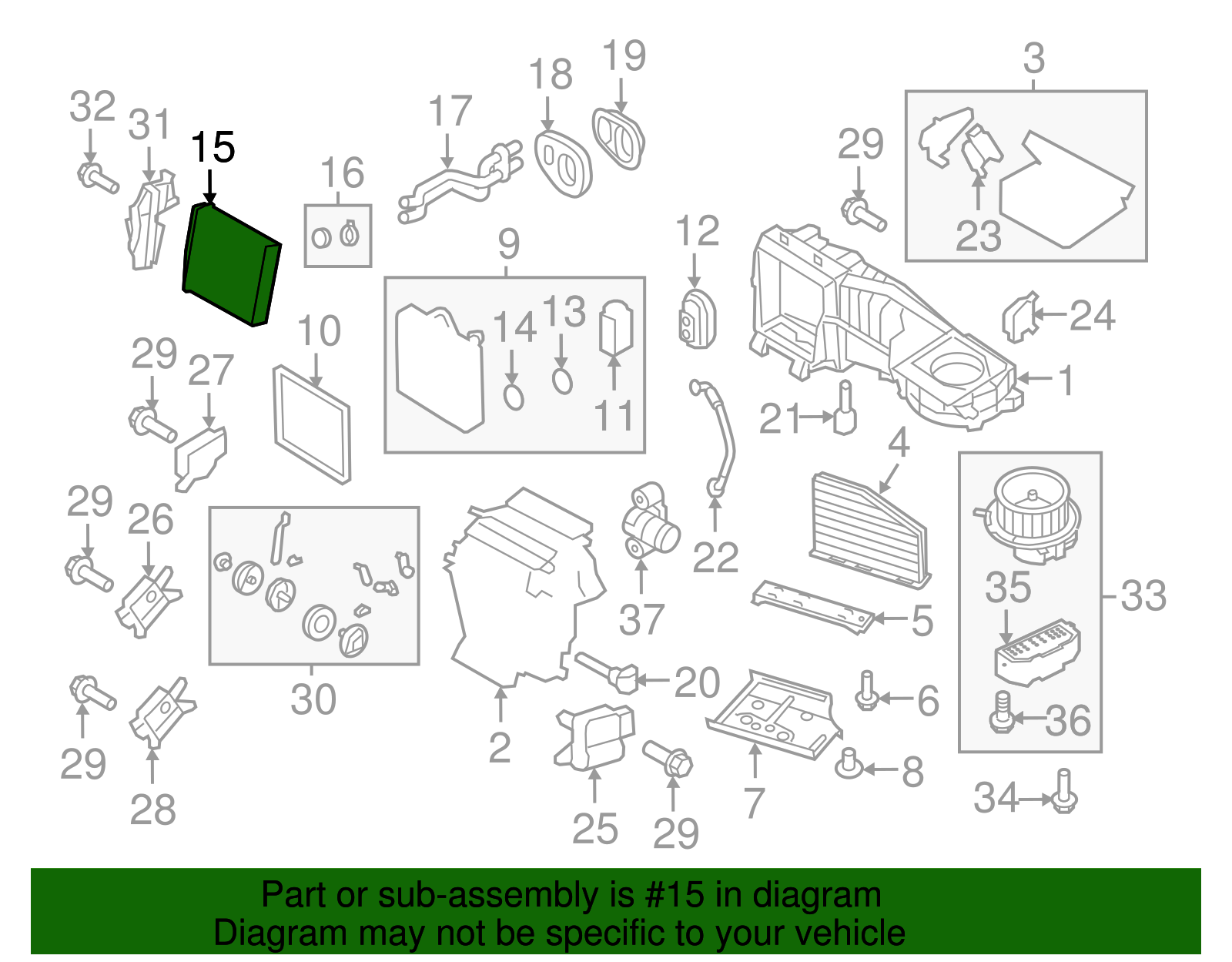 2006-2018 Volkswagen Heater Core 3C0-819-031-A | VW Direct Auto Parts