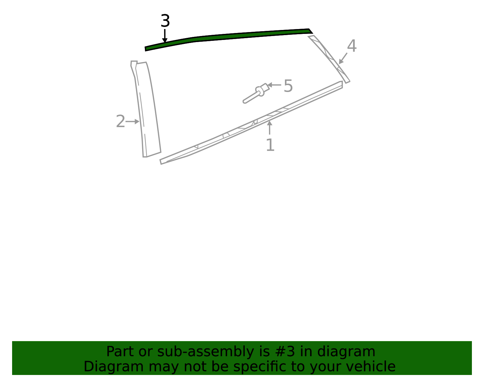 75764-47010 - Door Reveal Molding Longo Toyota Parts