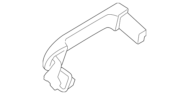 2007-2012 Nissan Versa Handle, Outside 82641-EL13A | My Nissan Part