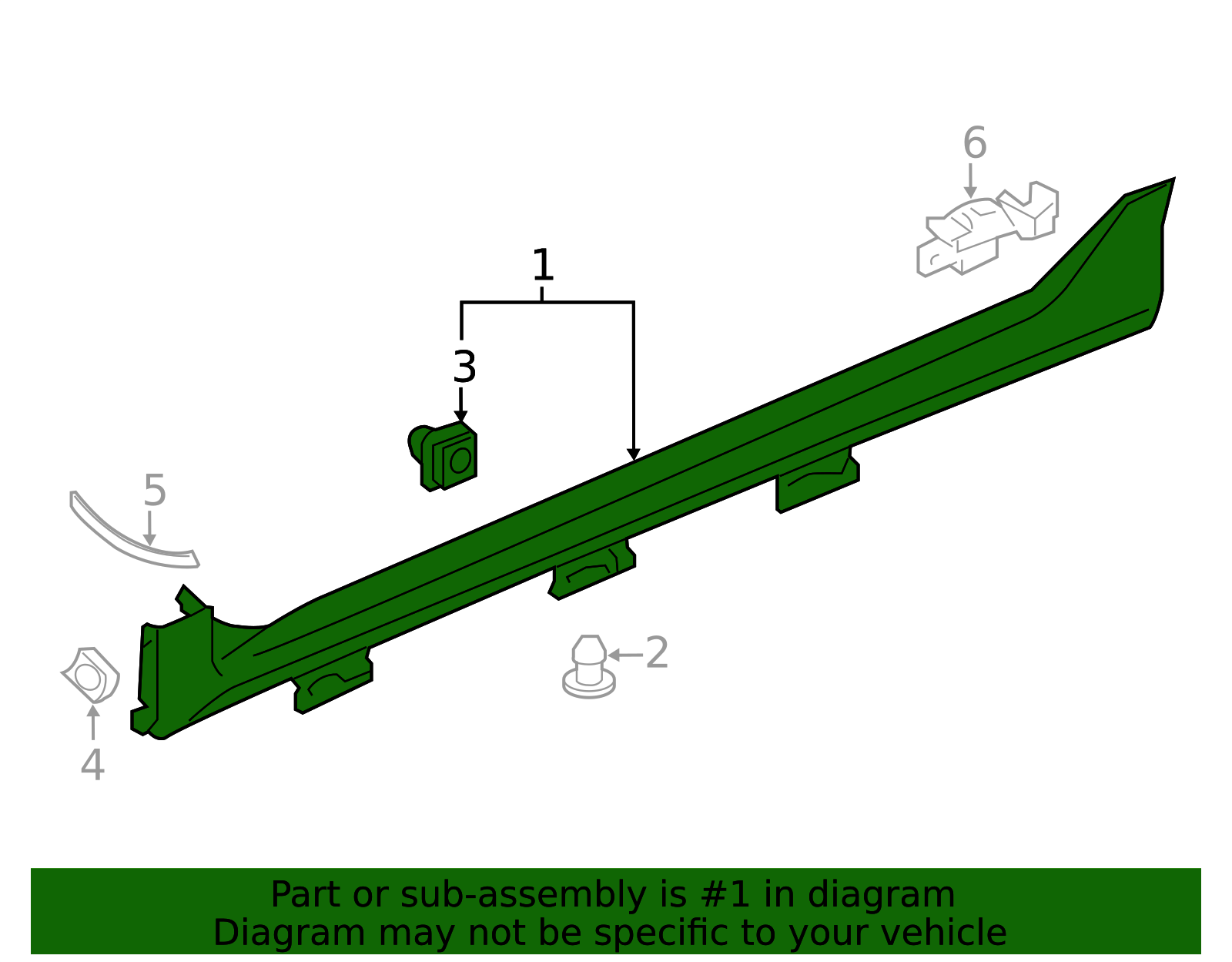 71850-TBA-A01ZA - 2016-2019 Honda Civic - Garnish Assembly L Side Sill ...