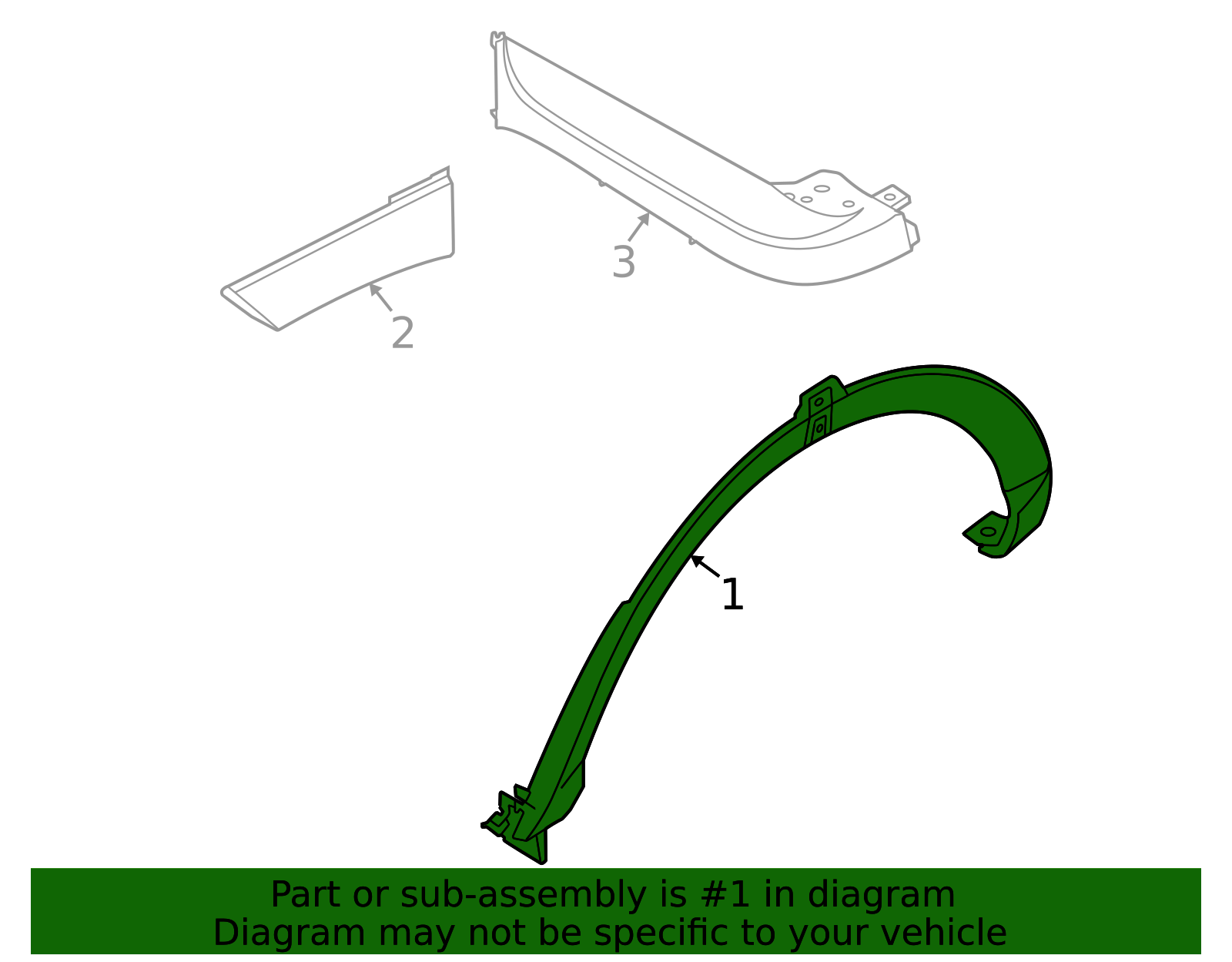 2022-2024 Hyundai Santa Cruz Wheel Opening Molding 87742-K5000-CA ...