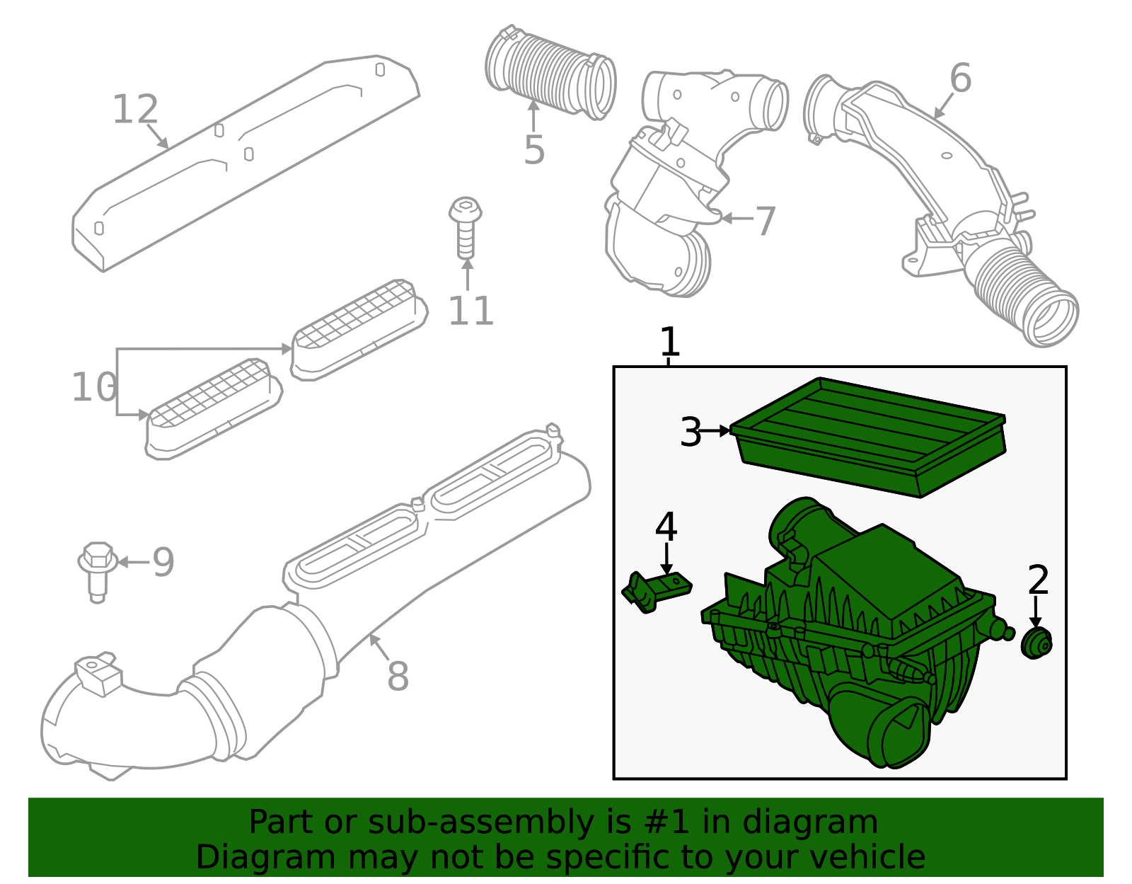 2020-2023 Land Rover Air Cleaner Assembly LR121746 | OEM Parts Online