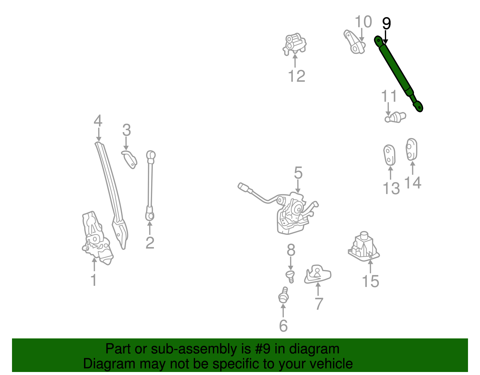 68950-08022 - Lift Cylinder 2011-2020 Toyota Sienna | Brantford Toyota ...