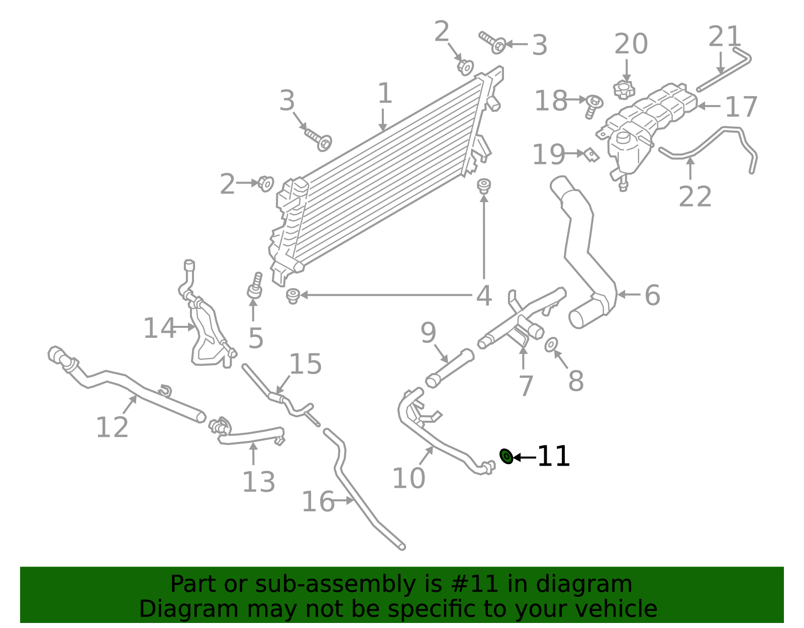 JL3Z-8527-C - Engine Coolant Pipe O-Ring - 2018-2021 Ford F-150 | Lasco ...