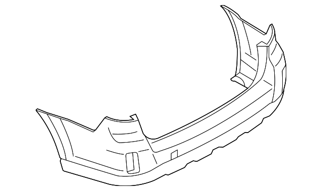 2010-2014 Subaru Outback Rear Bumper Facia, VIN Required, NOTE Parts ...