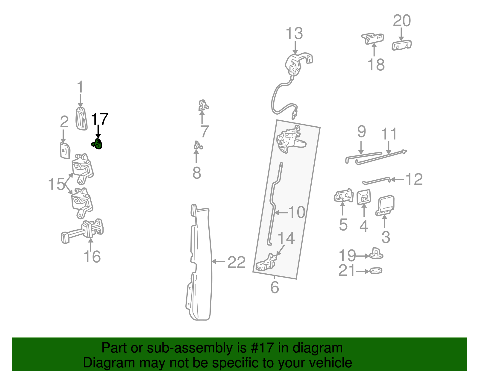 1997-2011 Ford Door Lock Striker Pin F65Z-1822008-AA | OEM Parts Online