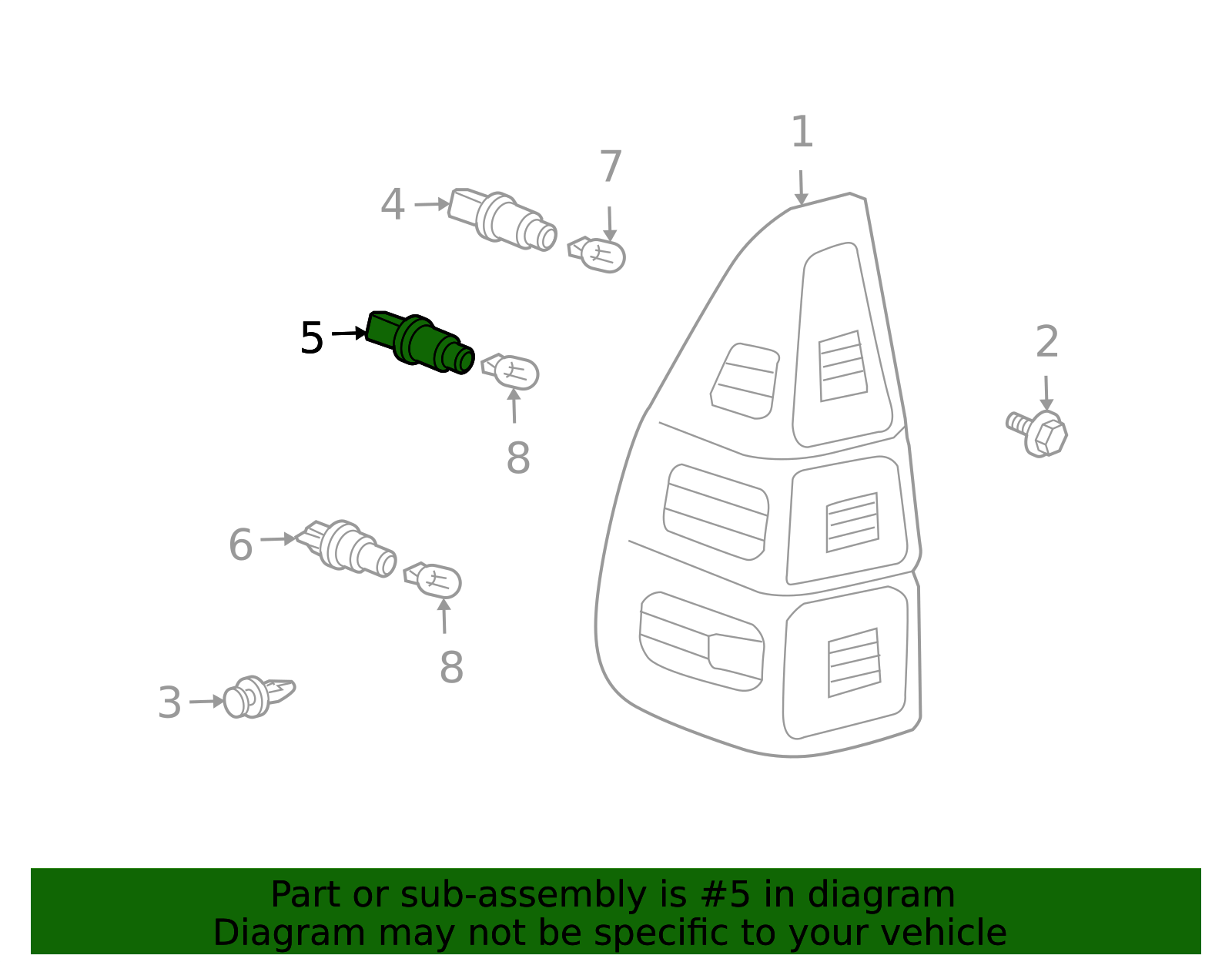 81555-13510 - High-Quality Tail Light Socket for AutoNation Parts