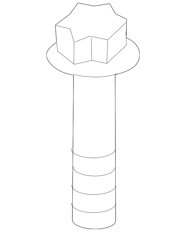 Genuine BMW 07-11-9-904-514 | Hex Bolt with Washer (M8X40-U1-8.8 ...