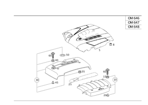 612-094-02-87 - Hose 2005-2006 Mercedes-Benz E320 | Mercedes-Benz USA Parts