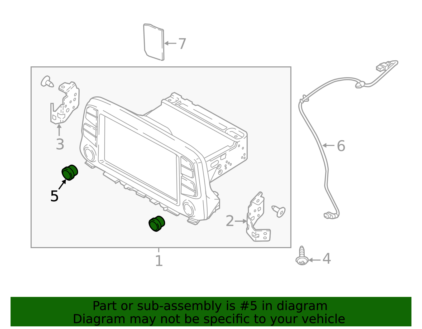 96173-K4050-NVC - High-Quality Knob for 2022-2023 Hyundai Kona Electric ...