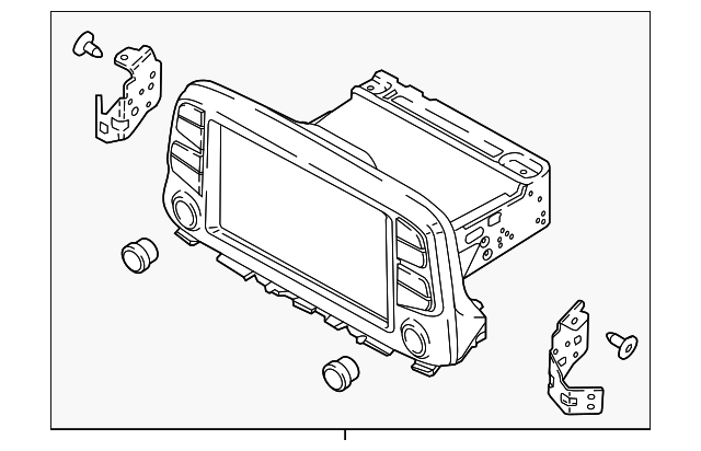 2018 Hyundai Kona Display System 96560-J9210-TMT | OEM Parts Online