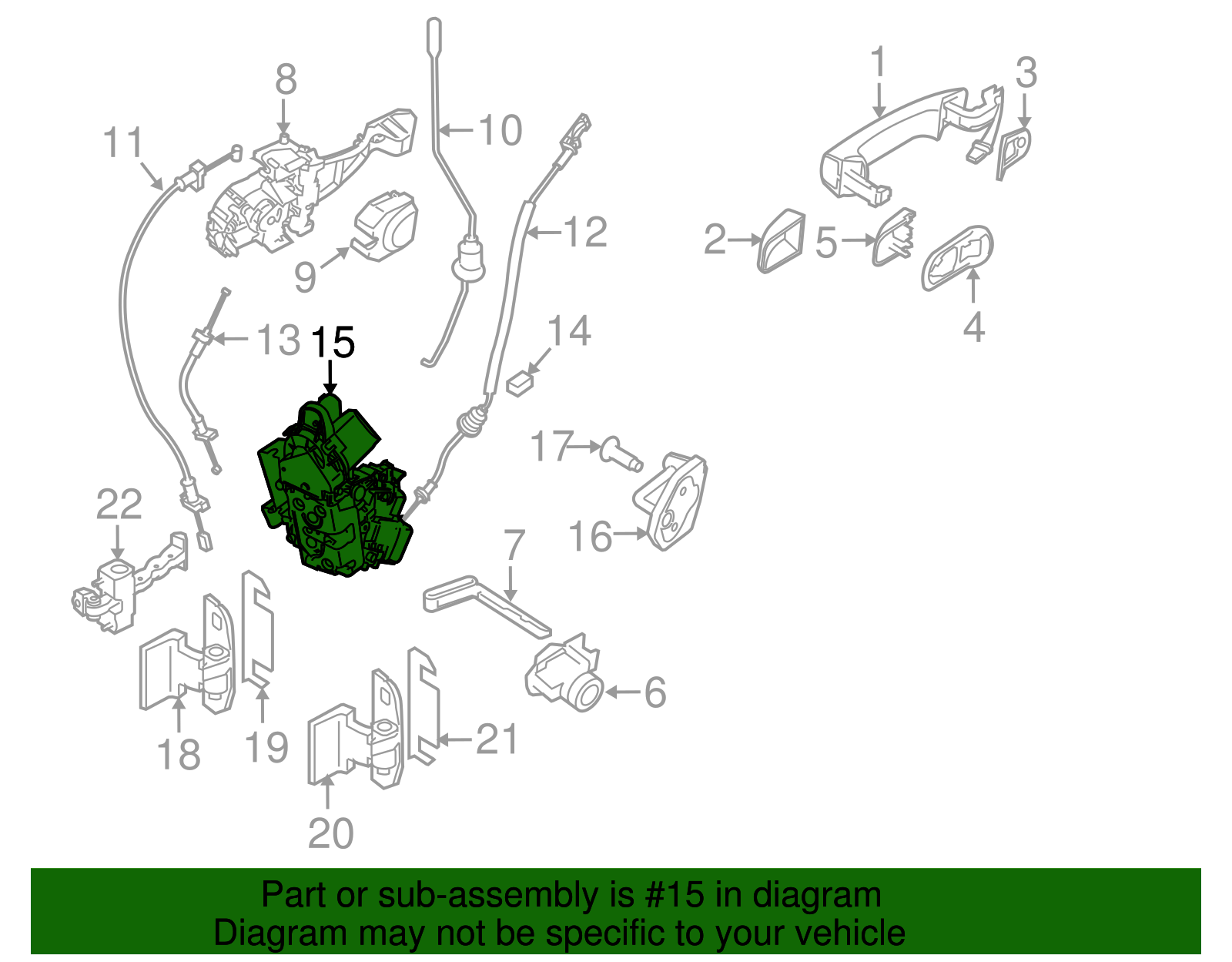 2008-2017 Volvo Lock Assembly 31416686 | OEM Parts Online