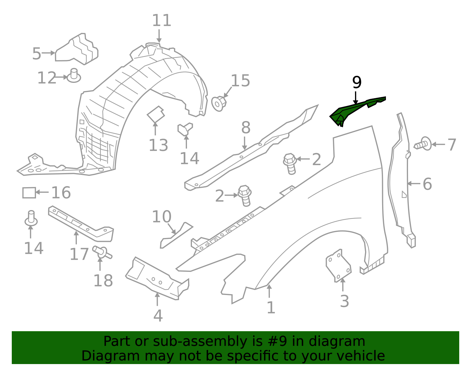 66895-4RA0A - Rear Cover Official Nissan Parts Store
