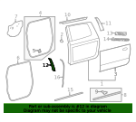 2023-2025 Toyota Black Out Tape 75923-AN010 | Toyota Parts Express