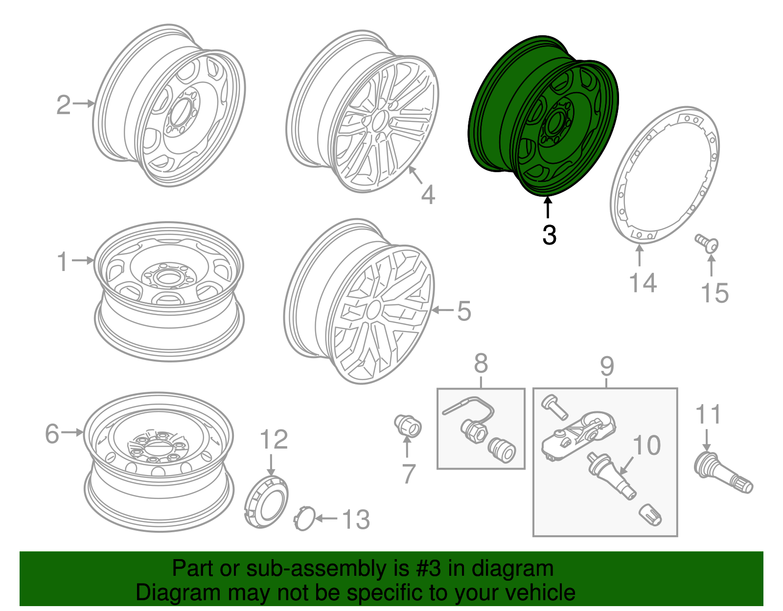 2019-2020 Ford F-150 | Wheel, Steel | KL3Z-1007-E | Walls' Ford Parts