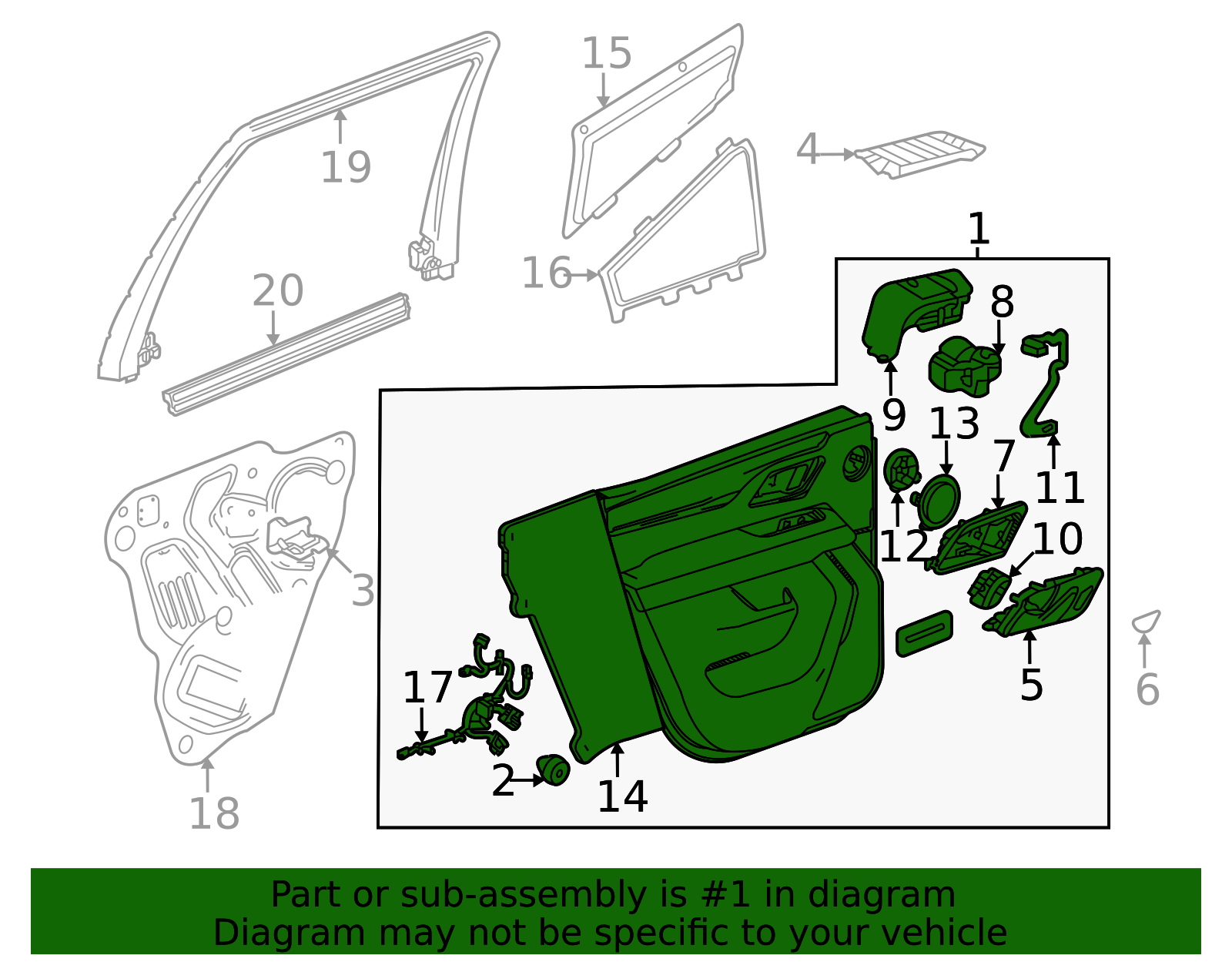 2021-2024 GMC Yukon XL F Trim 85651183 | Capital Chevy Parts